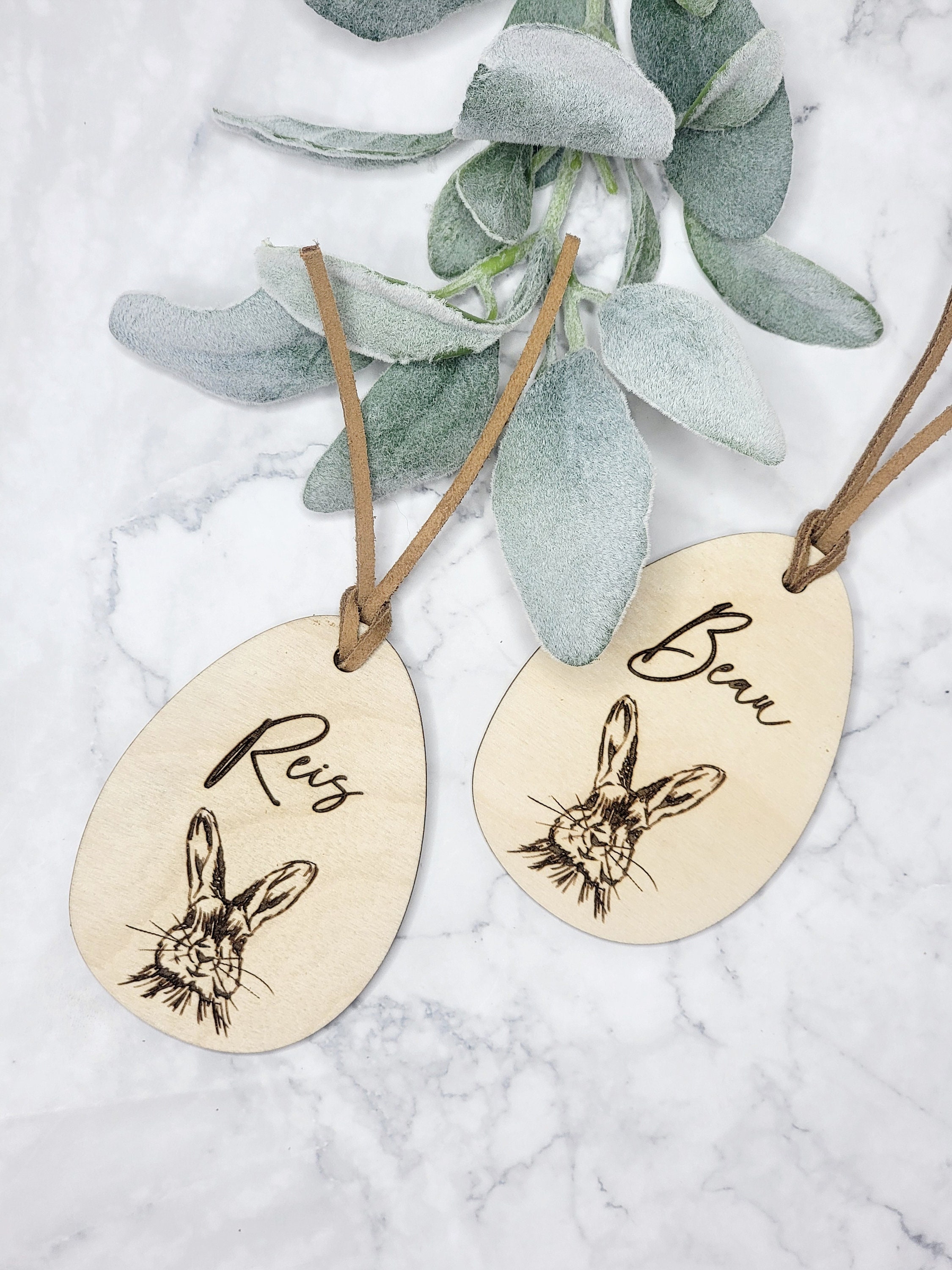 Personalized Easter Basket Name Tag . Wooden Name Tag . Easter - Etsy