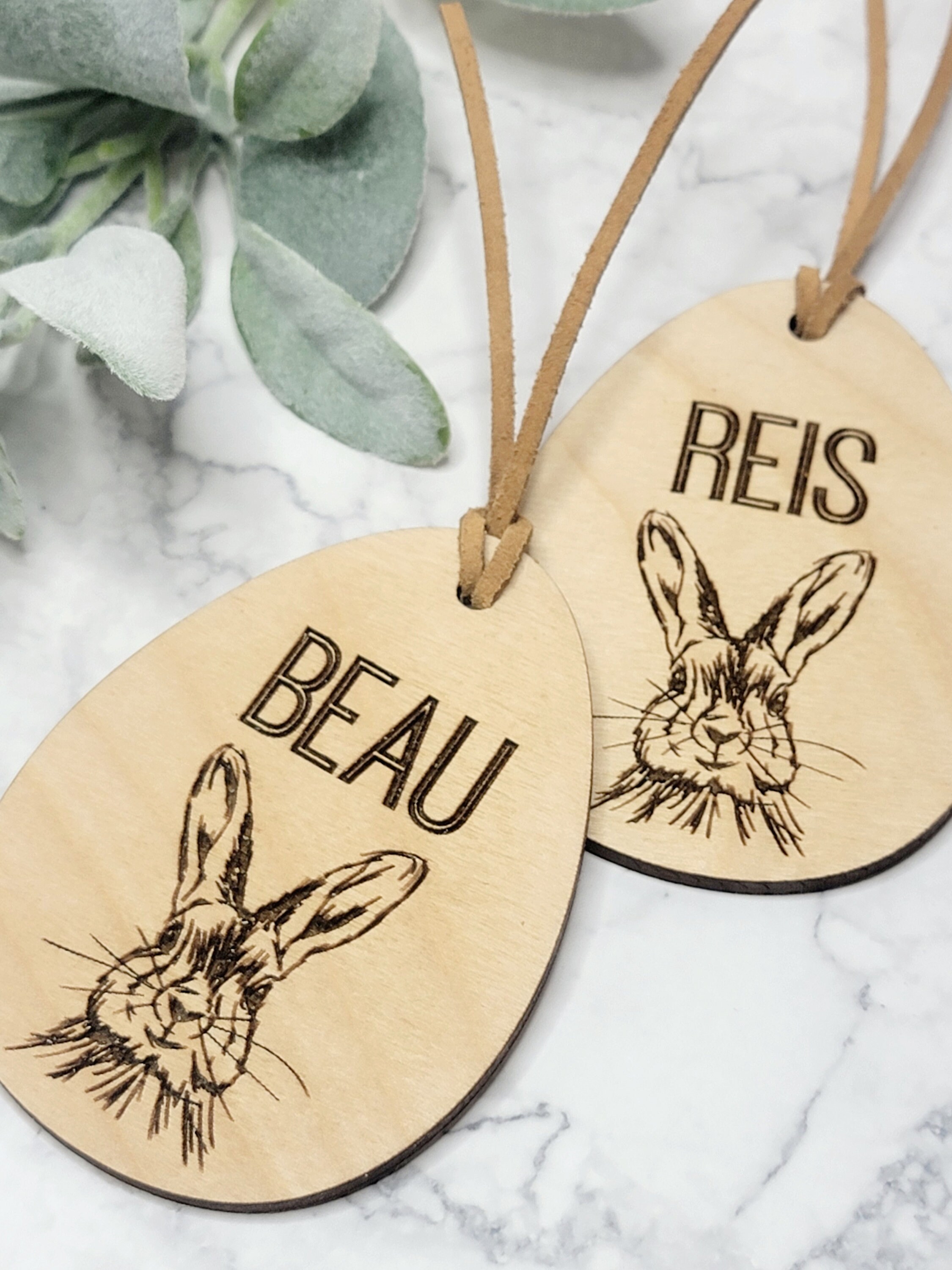 Personalized Easter Basket Name Tag . Wooden Name Tag . Easter - Etsy