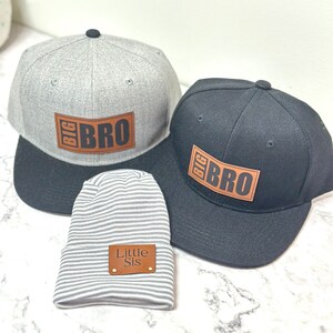 Big Bro Lil Bro Hat Big Brother Hat for Infant and Toddler Two Toned ...