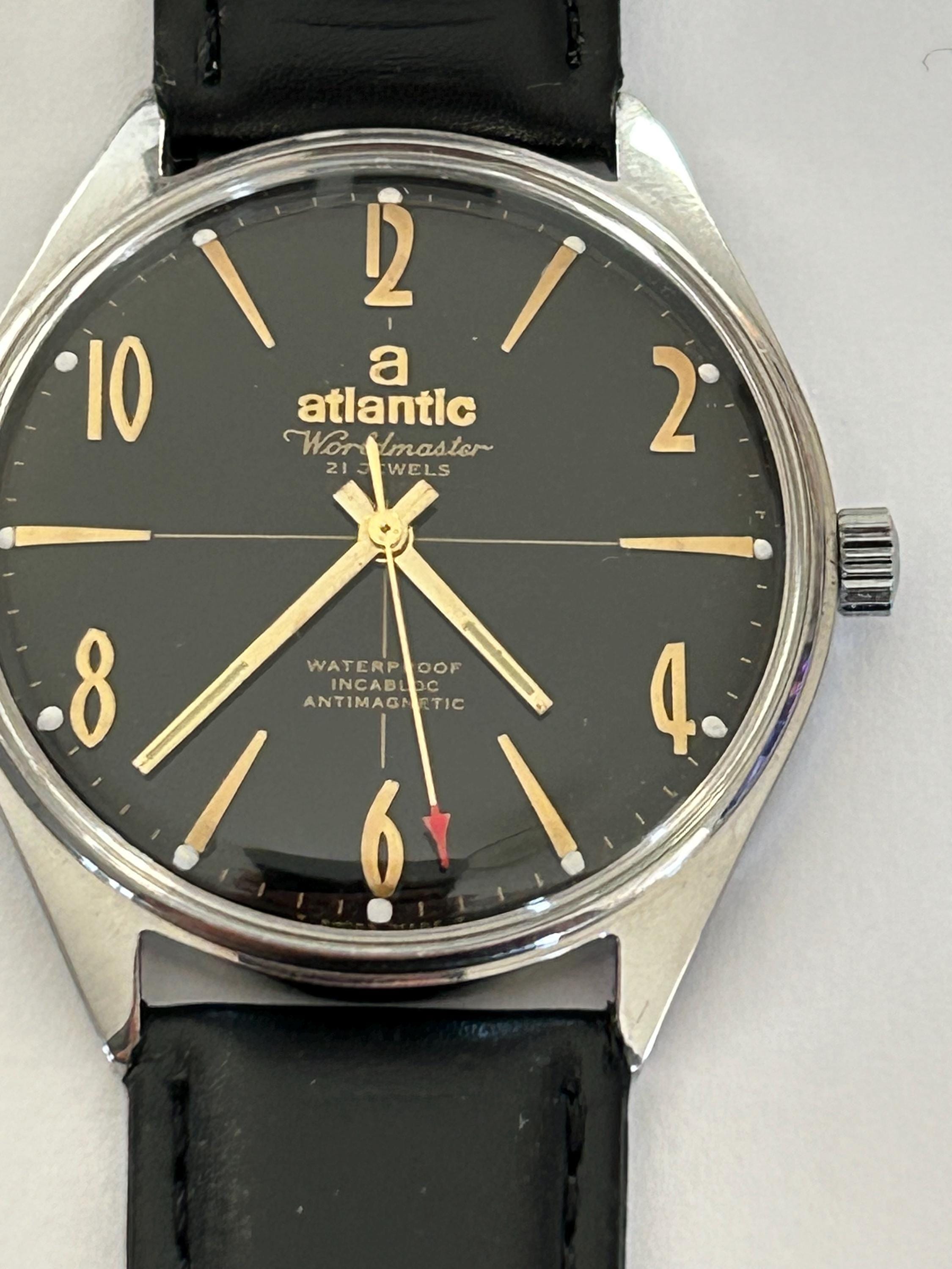 Vintage Atlantic Worldmaster Original Watch - Etsy