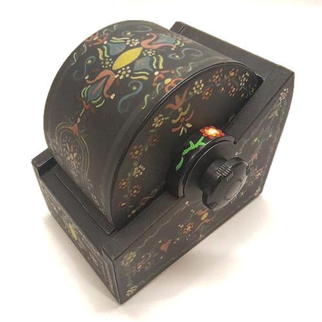 Vintage 1950s Zephyr American Rolodex – Hand-painted Metal Rotary Card ...