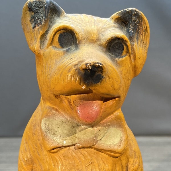 Chalkware Dog - Etsy