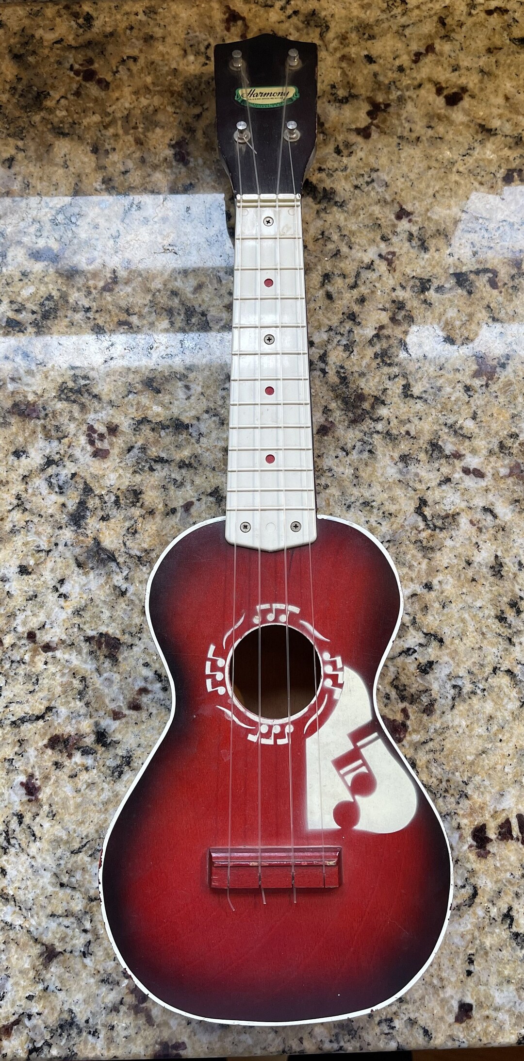 Nice Vintage Harmony Red Stencil Ukulele From the 1950's - Etsy