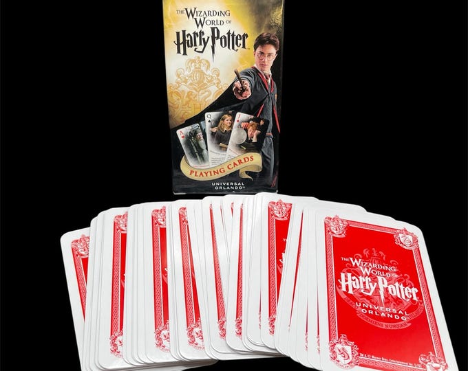 Wizarding World of Harry Potter Playing Cards Never Used - Etsy