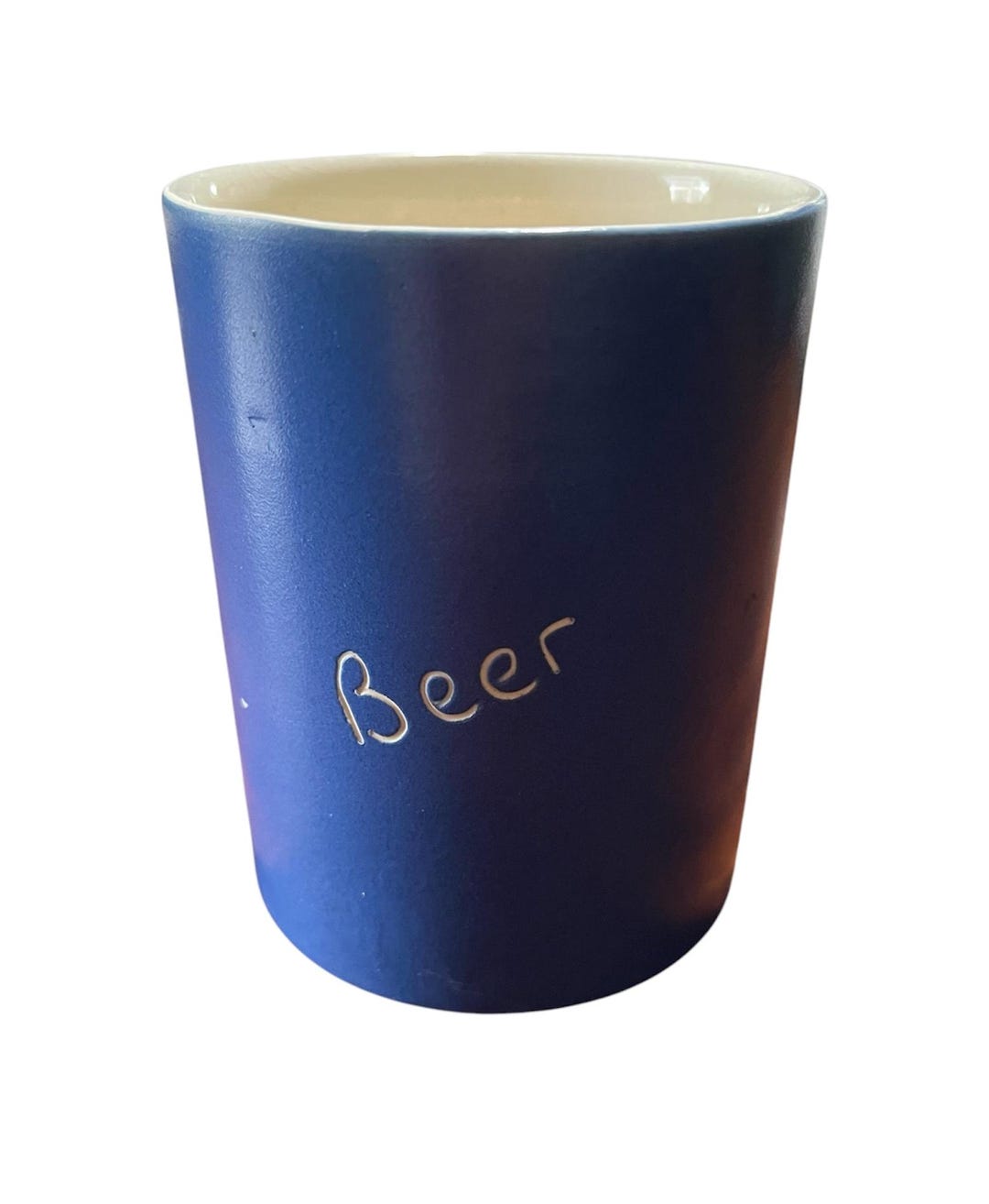 New Devon Studio Pottery Blue Ware Made in England BEER Tumbler - Etsy