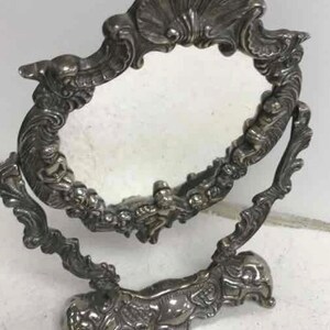 Vintage Table Top Mirror - Etsy