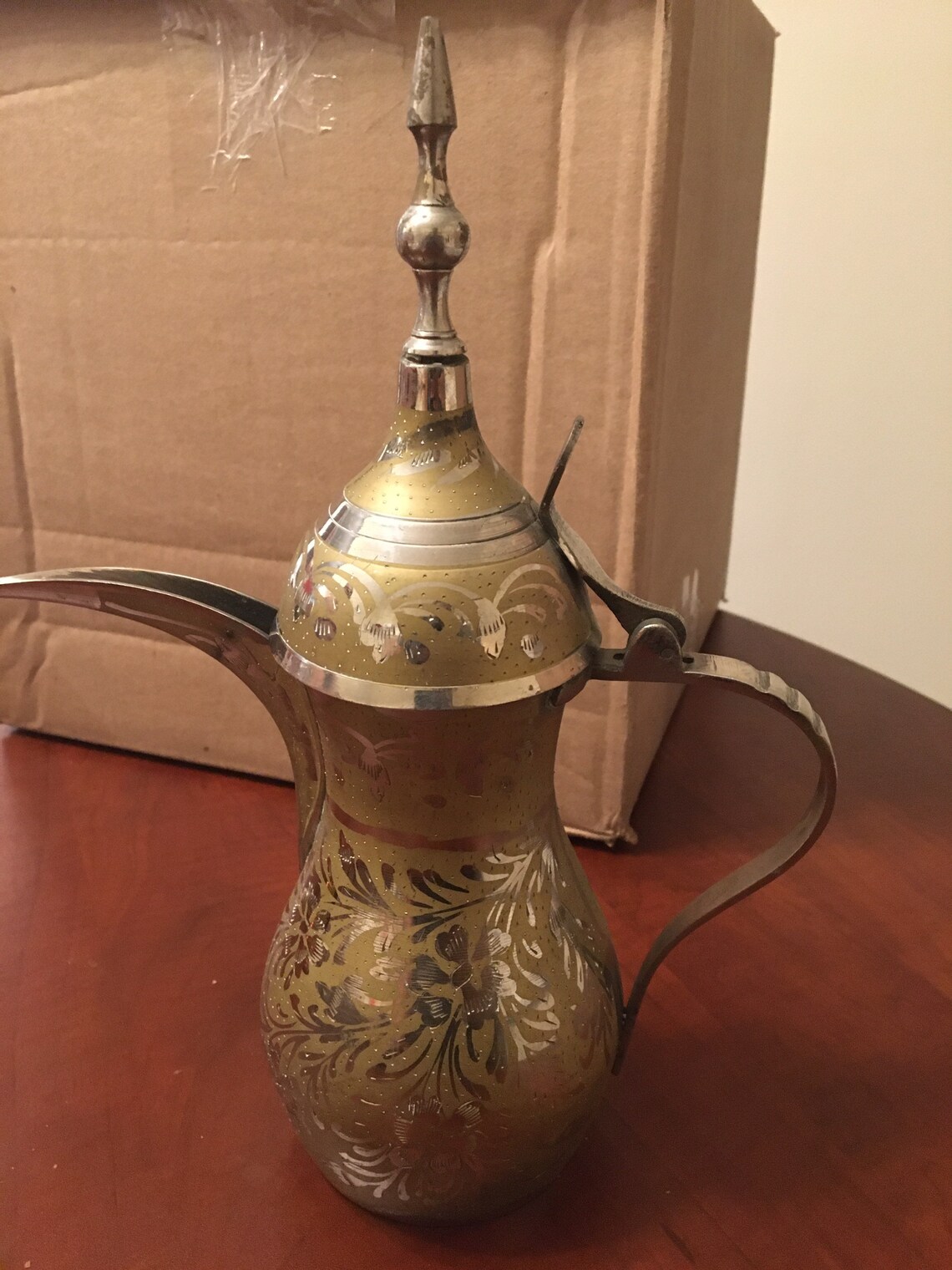 Stunning Vintage Arabic Dallah Teapot - Etsy