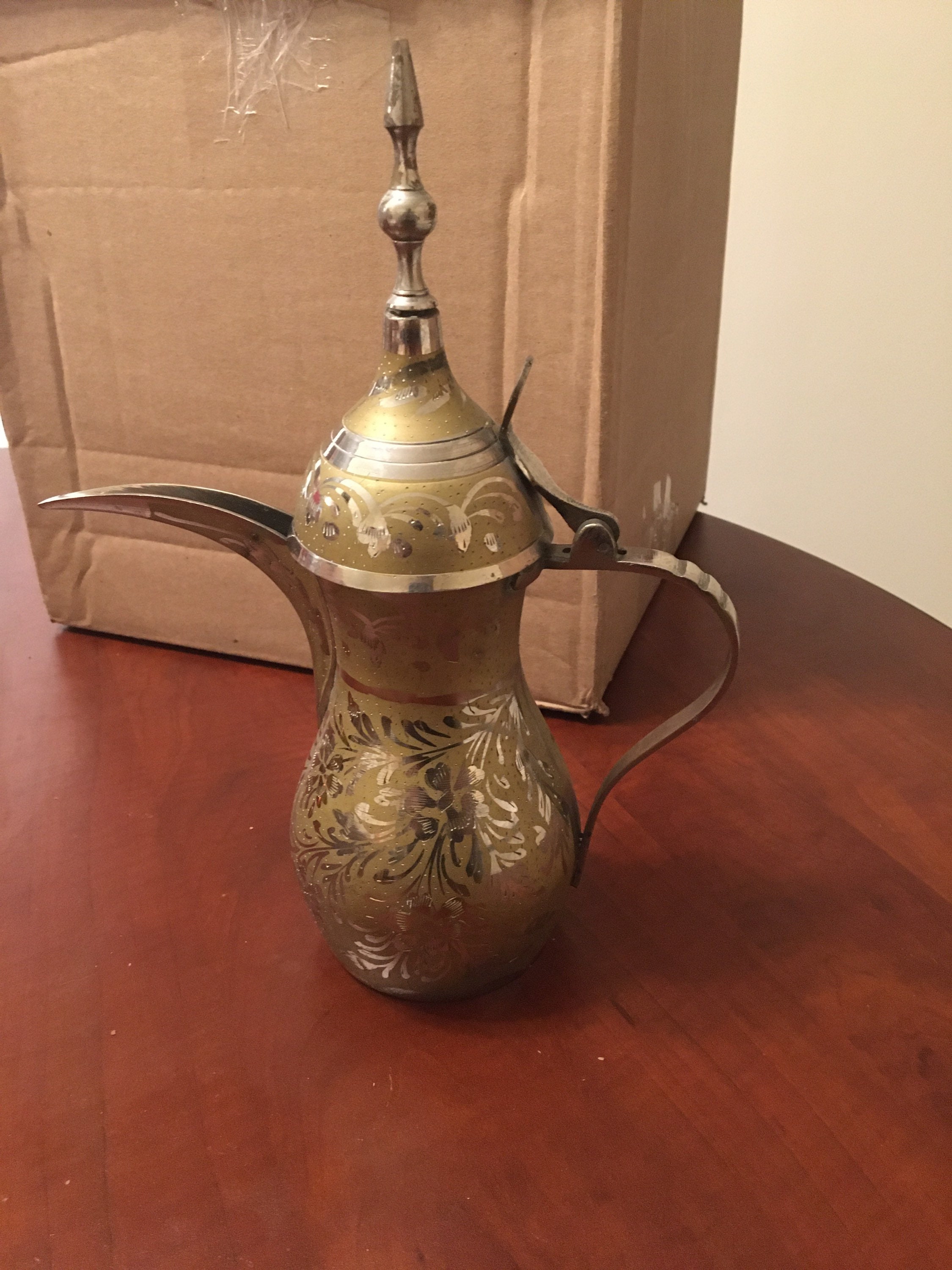 Stunning Vintage Arabic Dallah Teapot - Etsy