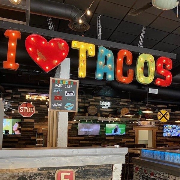 Tacos Letters - Etsy