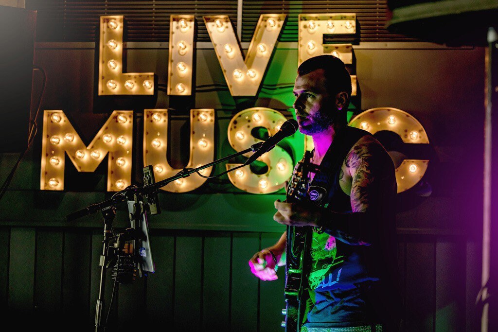 Live Music Light Up, Light up Letters, Stage Lights, Bar Signs, Music ...