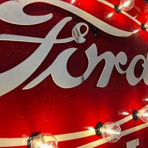 LARGE Ford Tractor Sign Steel | Retro Farm Decor | Marqee Sign - Etsy