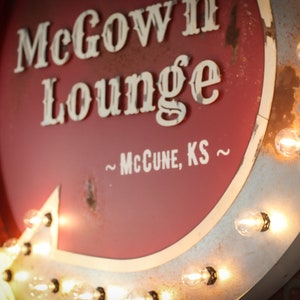 Retro Bar/pub Marquee Circle Arrow, Decorative Light up Sign ...