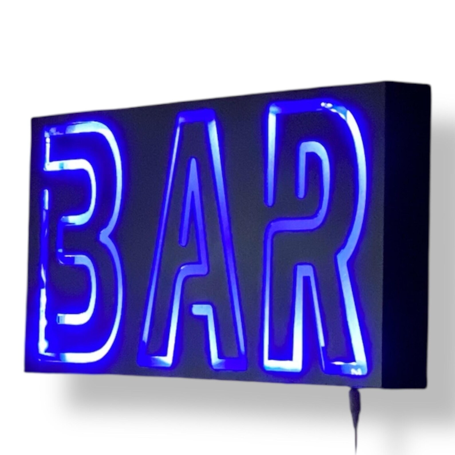 BAR LED Neon Sign Shop Window, Backlit Sign, Mancave, Bar & Grill - Etsy