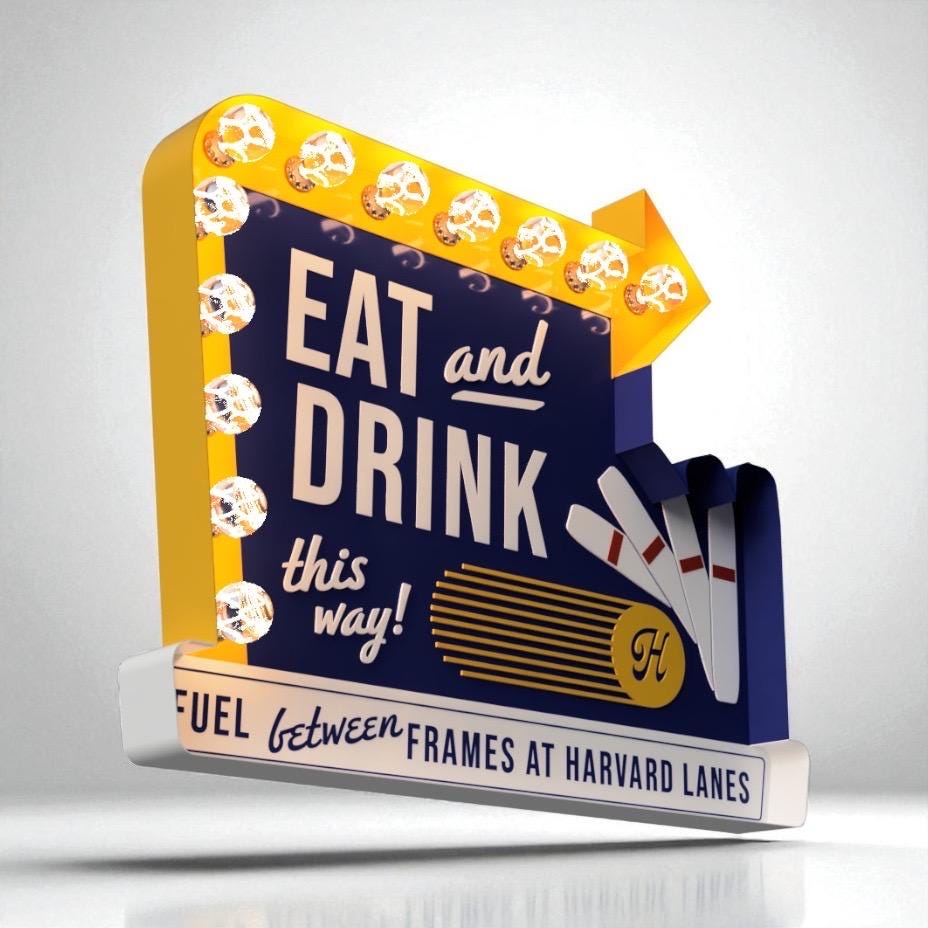 Eat & Drink Order Here Light up Sign, Mid Century Inspired Diner, Retro ...