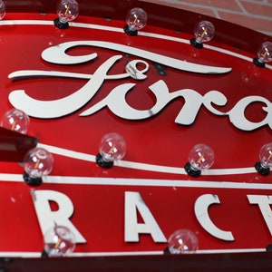 LARGE Ford Tractor Sign Steel | Retro Farm Decor | Marqee Sign - Etsy