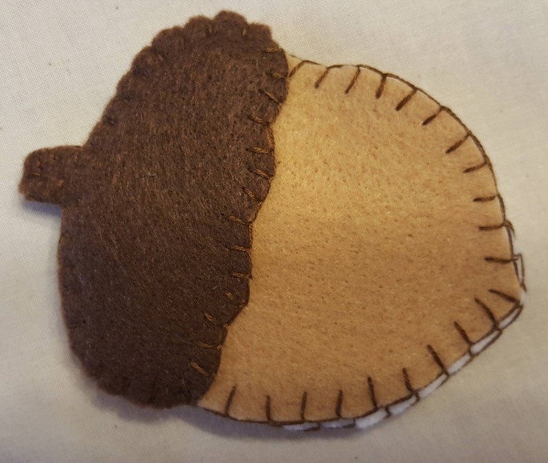 Acorn Needle Book - Felt - Pattern - Etsy