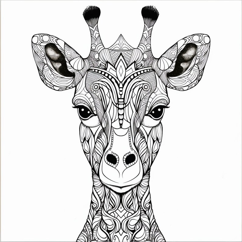 African Mandala Coloring Digital Download Small Book 14 Pages by Vivian ...