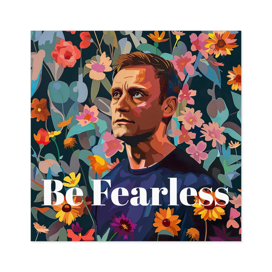 Alexei Navalny on a Square Sticker for Laptops Indoor and Outdoor - Etsy