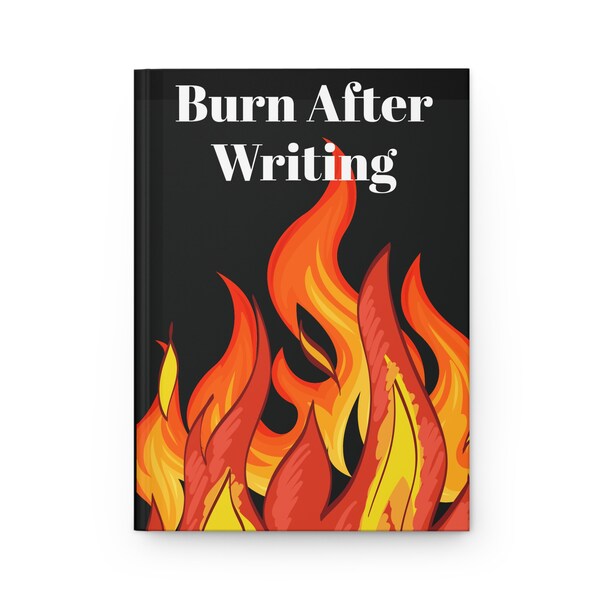 Burn After Writing - Etsy