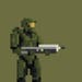 8 Bit Master Chief – Halo, Pixel Art, Retro, Prints, Illustration, Art ...