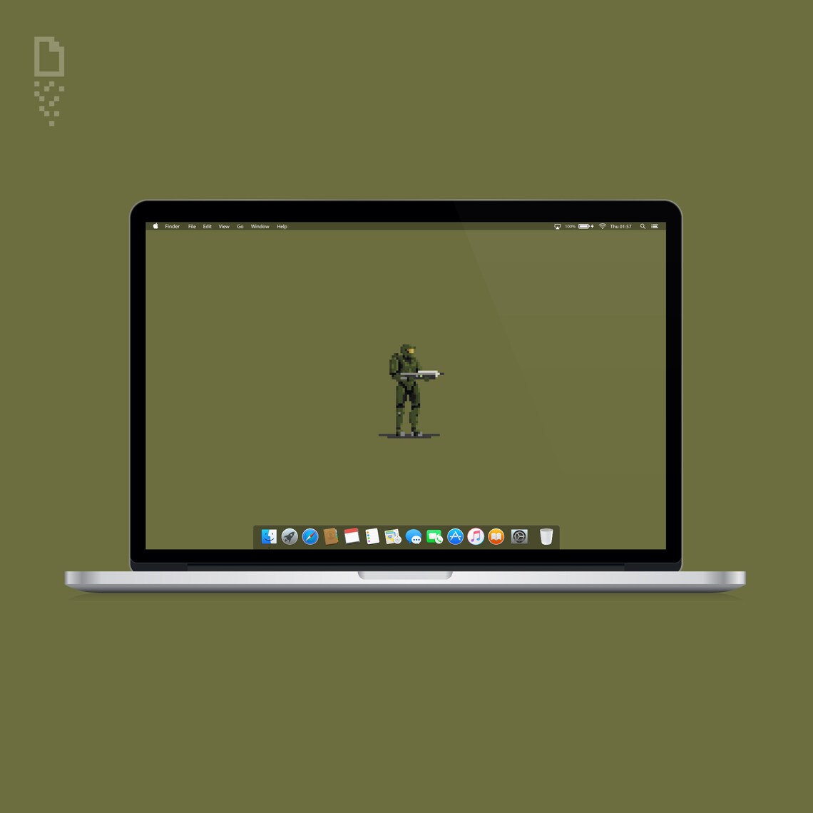 8 Bit Master Chief – Halo, Pixel Art, Retro, Prints, Illustration, Art ...