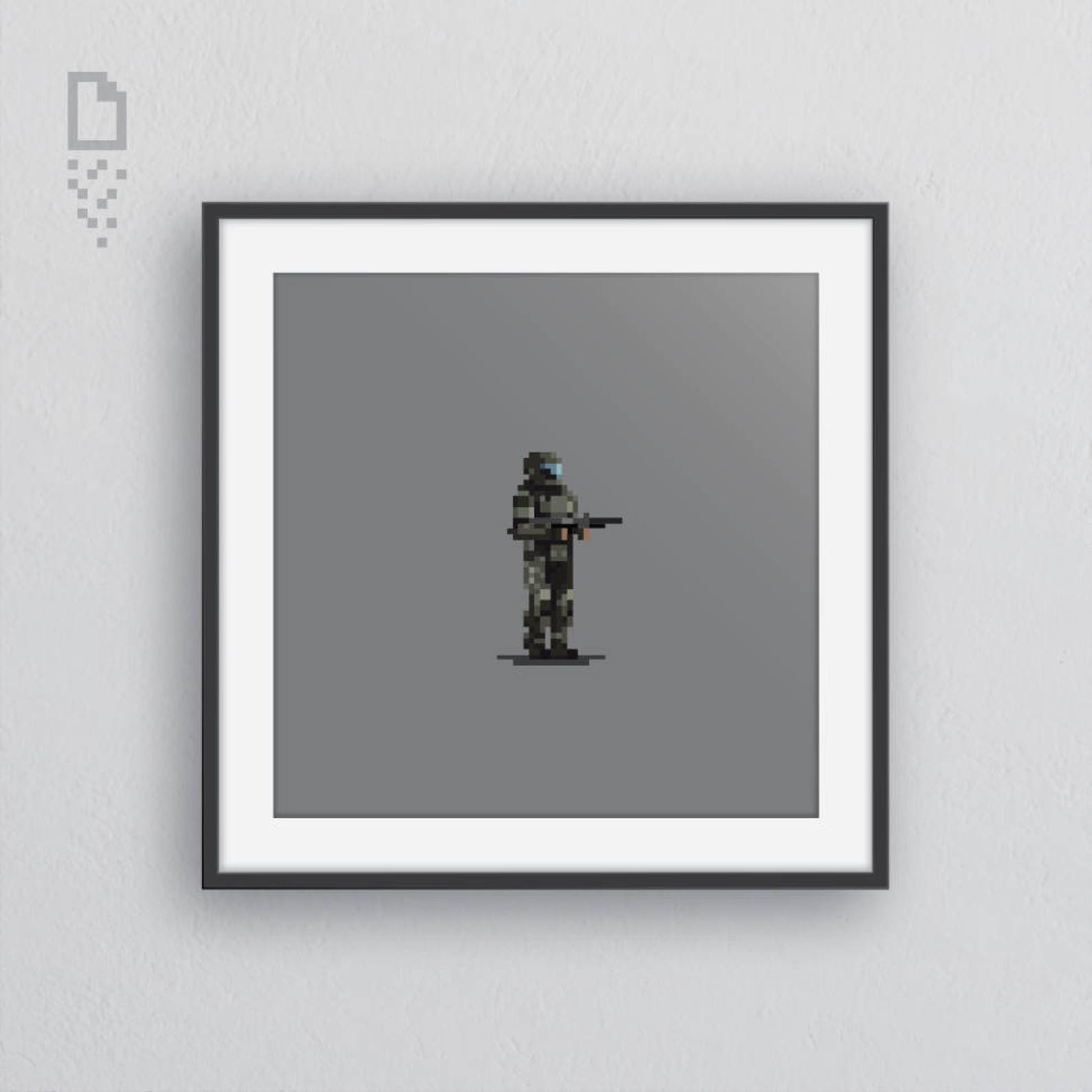 8 Bit ODST – Halo, Pixel Art, Retro, Prints, Illustration, Art ...