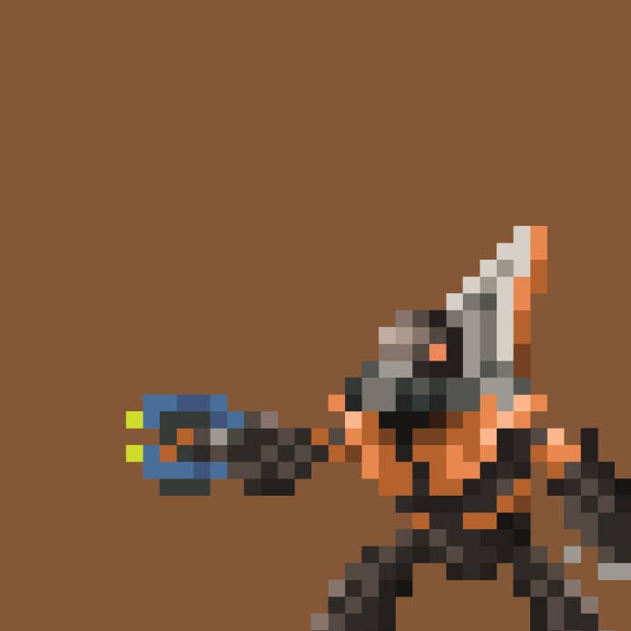 8 Bit Grunt – Halo, Pixel Art, Retro, Impresiones, Ilustración, Arte – Descarga Digital - Etsy ...