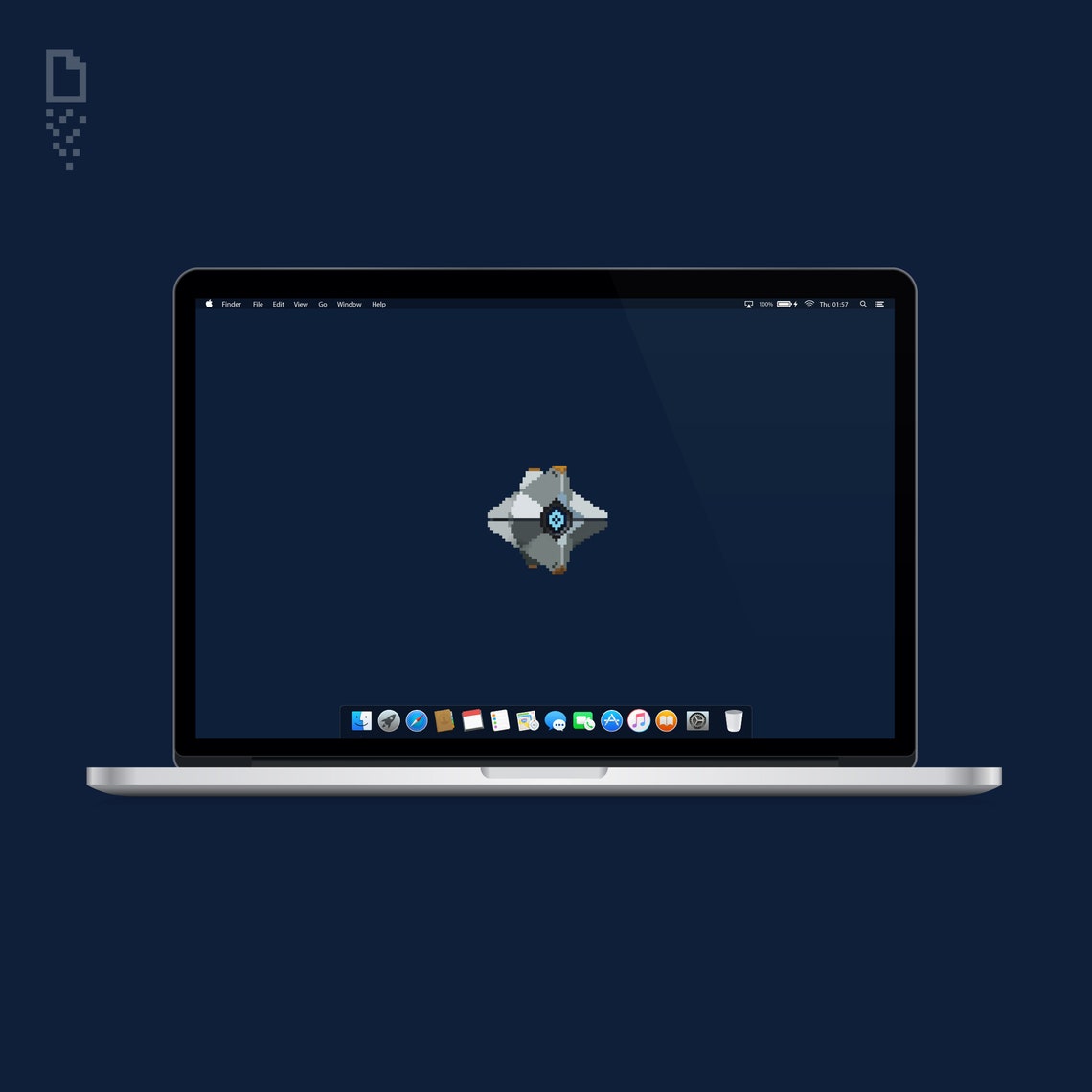 8 Bit Ghost – Destiny, Pixel Art, Retro, Prints, Illustration, Art ...