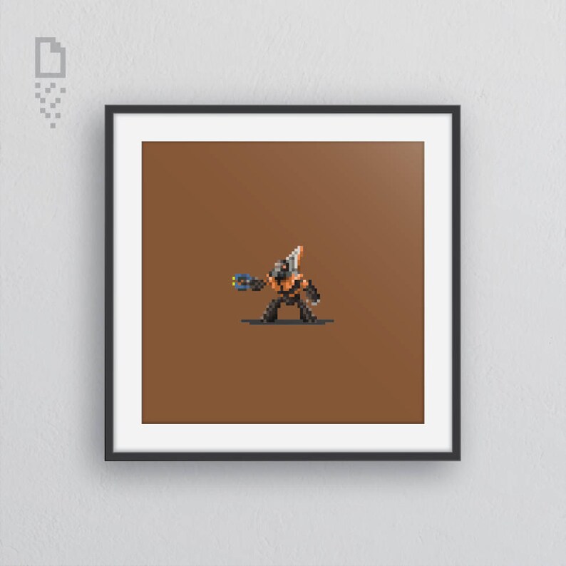 8 Bit Grunt – Halo, Pixel Art, Retro, Prints, Illustration, Art ...