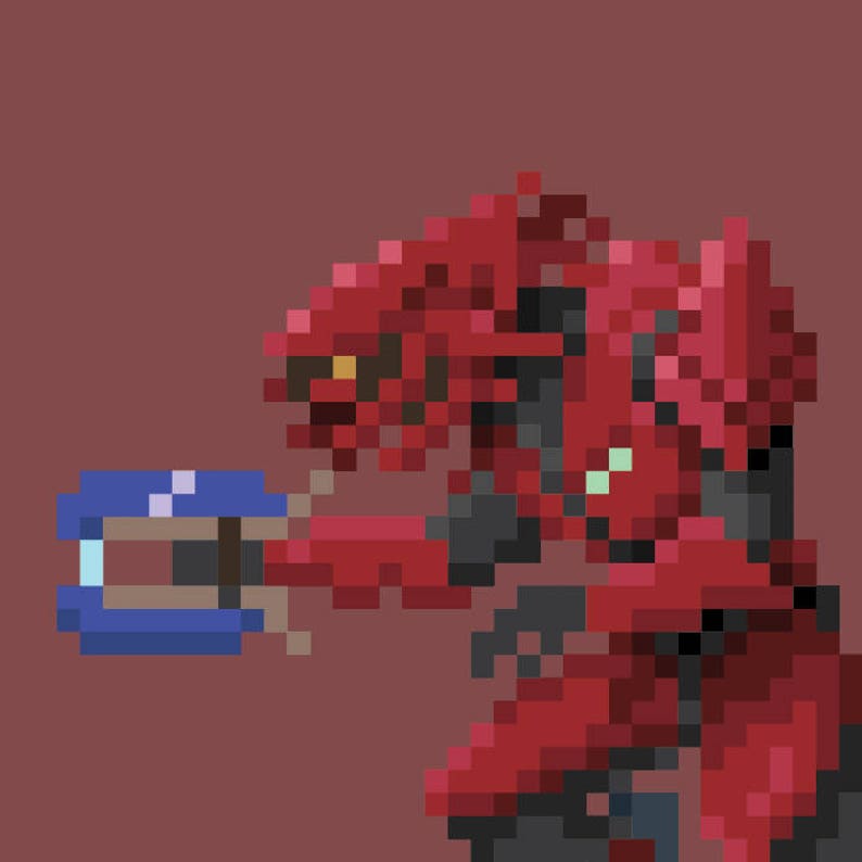 8 Bit Elite – Halo, Pixel Art, Retro, Prints, Illustration, Art ...