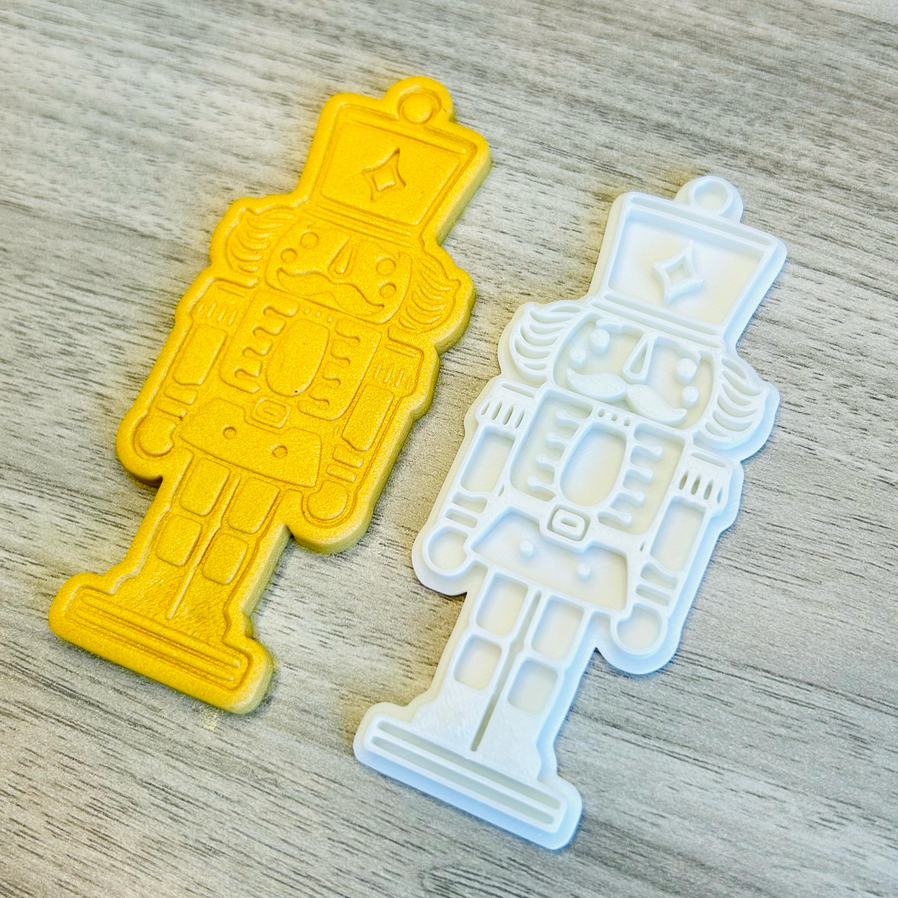 Nutcracker Cookie Cutter and Stamp Set | Christmas Cookie Cutter ...