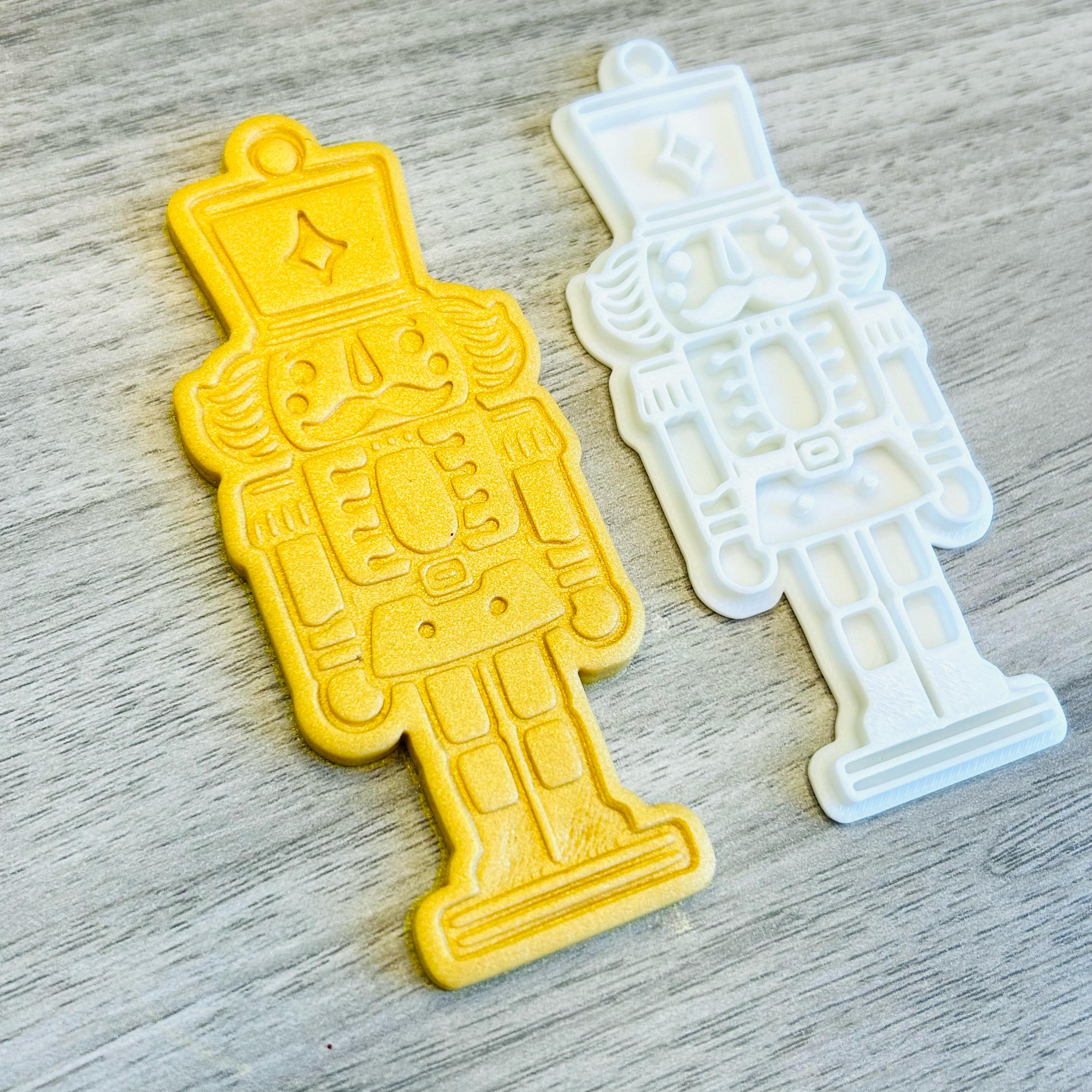 Nutcracker Cookie Cutter and Stamp Set | Christmas Cookie Cutter ...