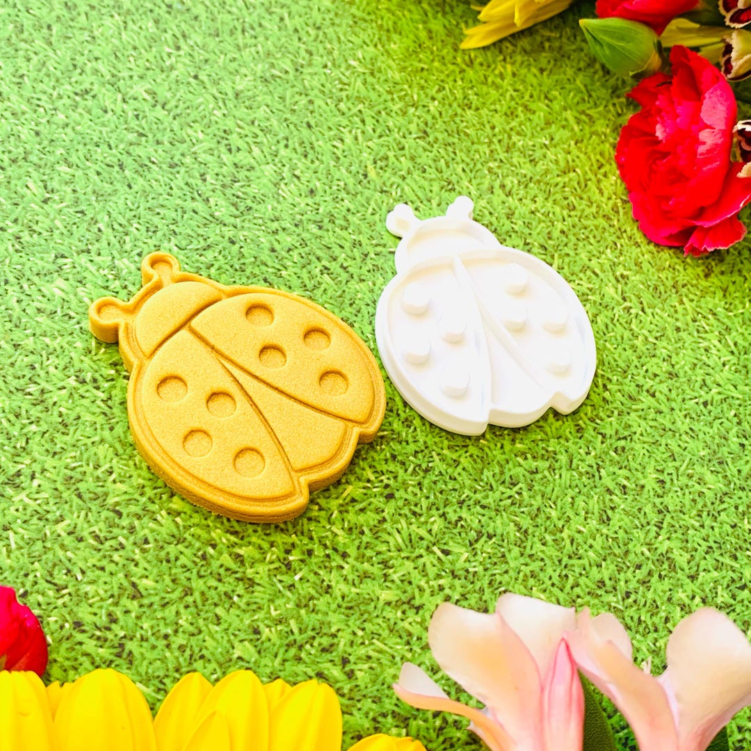 Fairy Ladybug Cookie Cutter and Stamp Set | Fairy Themed Cookie Cutter ...