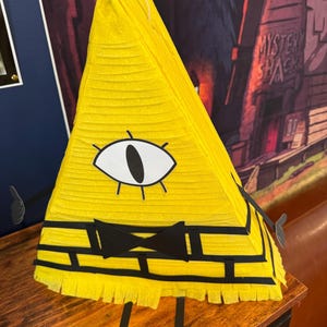 Gravity Falls Inspired Cipher Bill Piñata for Parties Halloween ...
