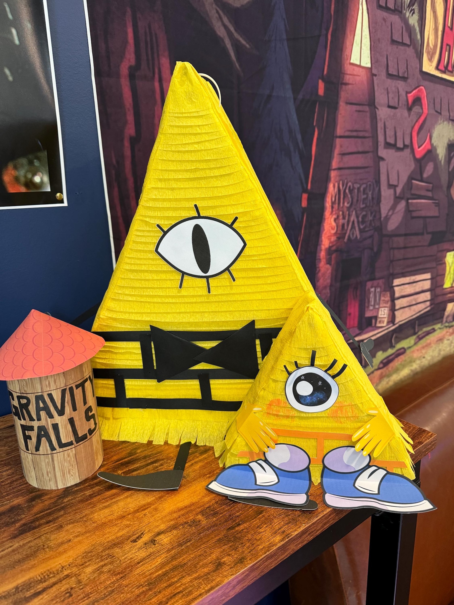 Gravity Falls Inspired Cipher Bill Piñata for Parties Halloween ...