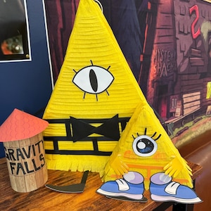 Gravity Falls Inspired Cipher Bill Piñata for Parties Halloween ...