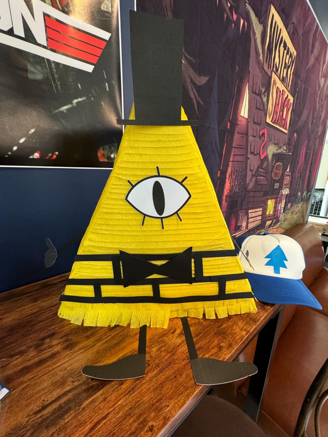 Gravity Falls Inspired Cipher Bill Piñata for Parties Halloween ...