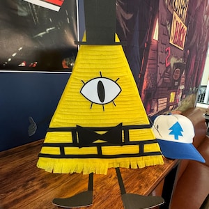 Gravity Falls Inspired Cipher Bill Piñata for Parties Halloween ...