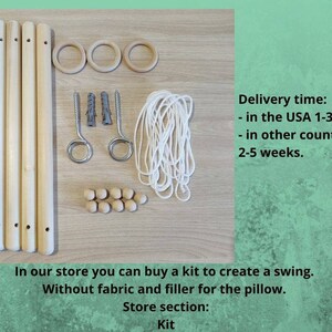 DIY Baby Swing. Pattern Toddler Swing. Sewing Pattern Outdoor Baby ...