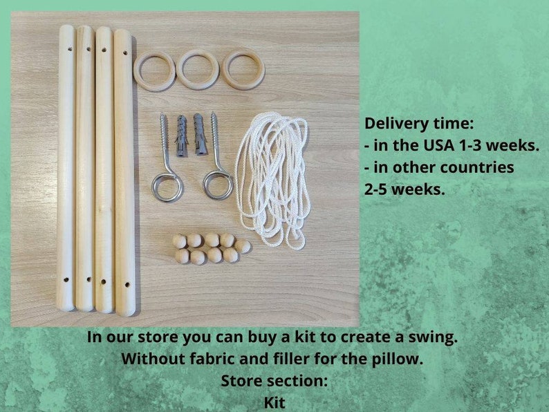 DIY Baby Swing. Pattern Toddler Swing. Sewing Pattern Outdoor | Etsy