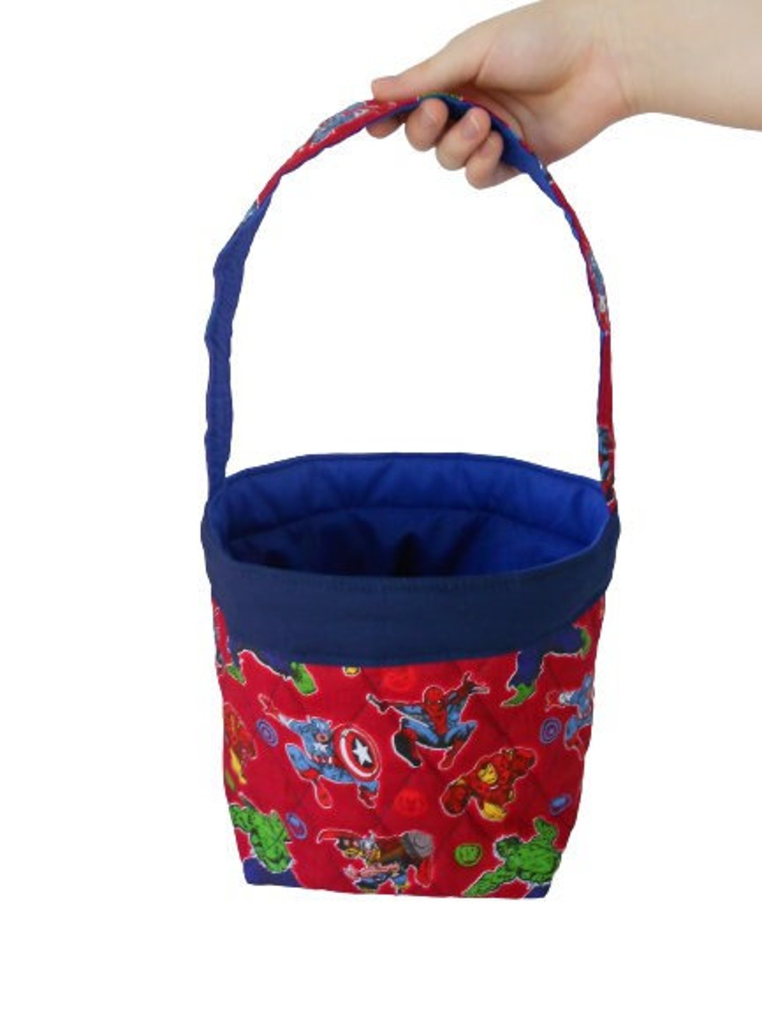 Marvel Superheroes Handmade Quilted Easter Basket Halloween Candy ...