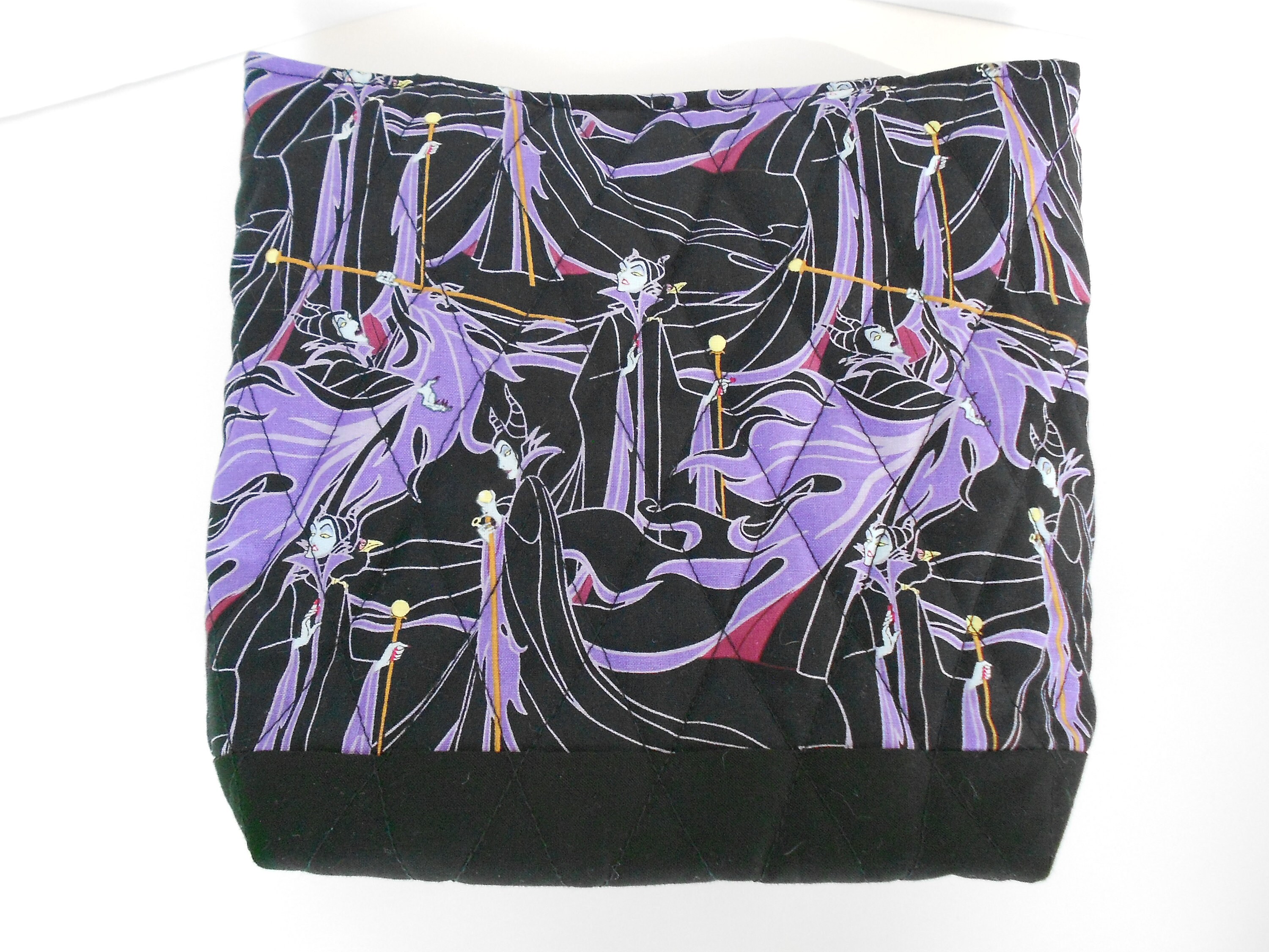 Disney's Maleficent Handmade Quilted Bag Available in 2 | Etsy