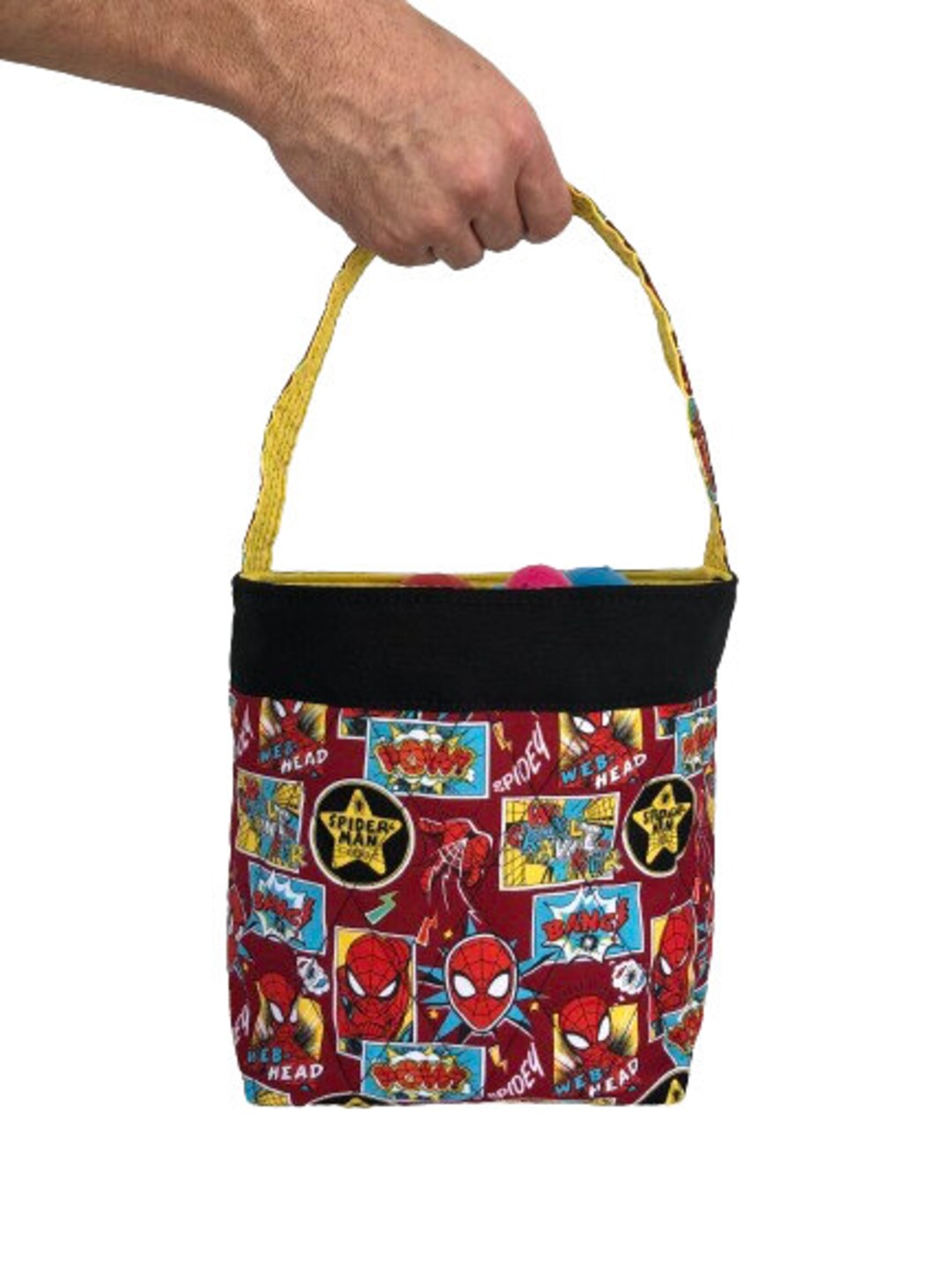 Spidey and His Amazing Friends Basket Handmade Quilted Easter Basket ...