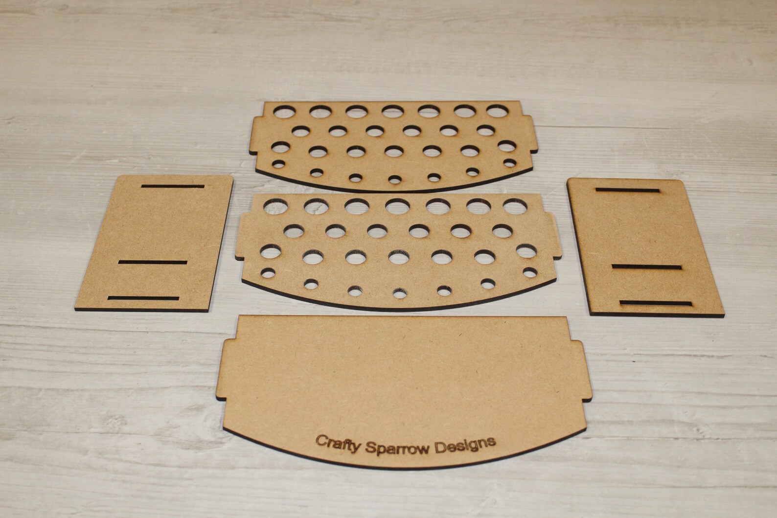 Paint Brush Holder Rack Mdf Craft Kit - Etsy