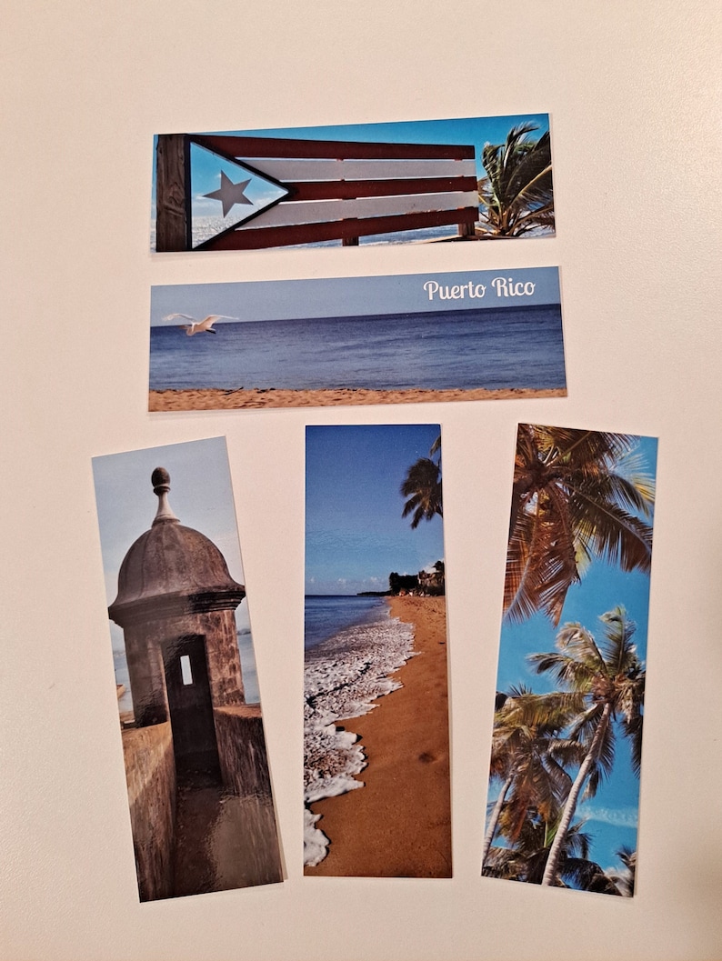 Marcadores Puerto Rico Surtido De Cinco / Puerto Rico Five Bookmark ...