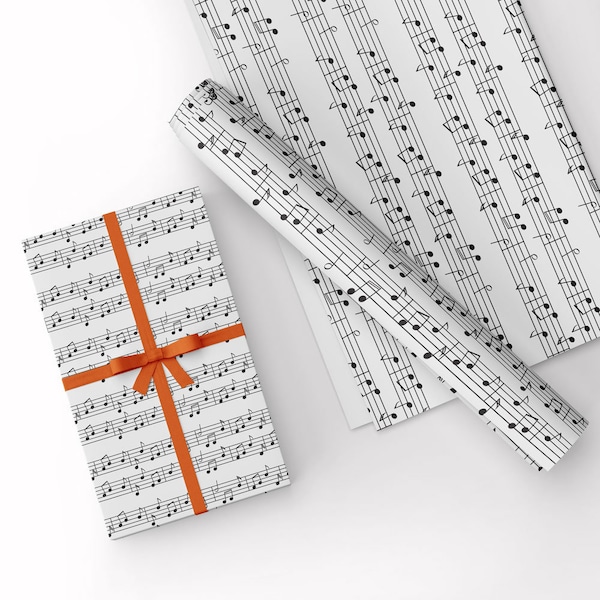 Music Wrapping Paper - Etsy