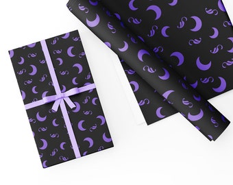 Deep Purple Gift Wrap 3 Single Sheets - Etsy