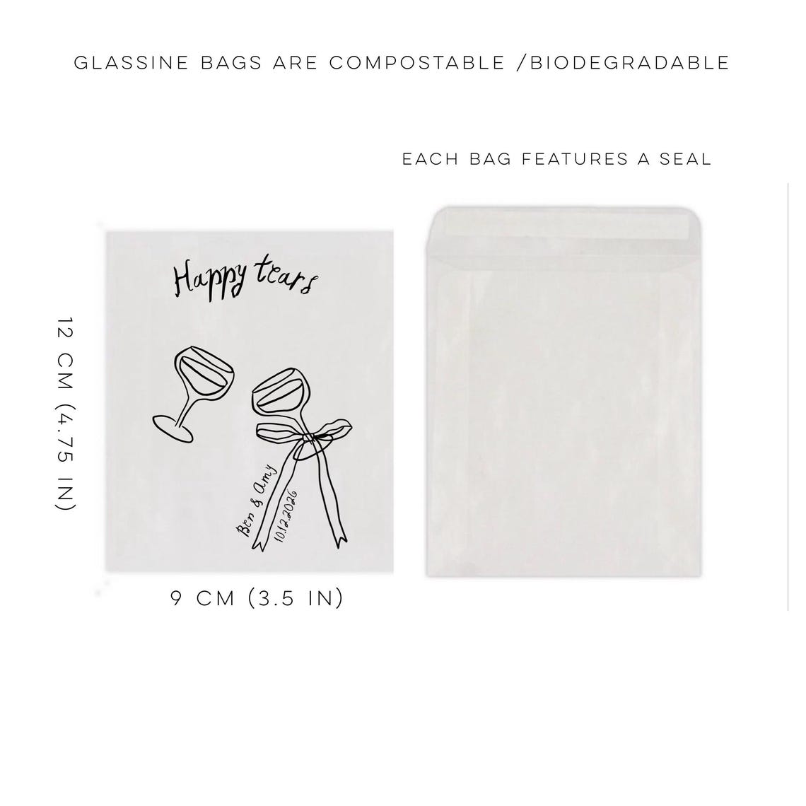 Any Design Personalised Wedding Tissue Packs | Personalised Wedding ...