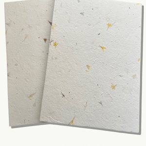 A4 Wildflower Seed Paper: Plantable Petal Paper, Eco Stationery - Etsy
