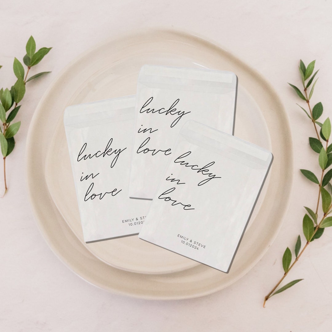 Lotto Ticket Favors-wedding Favors-lucky in Love Wedding Favor-wedding ...